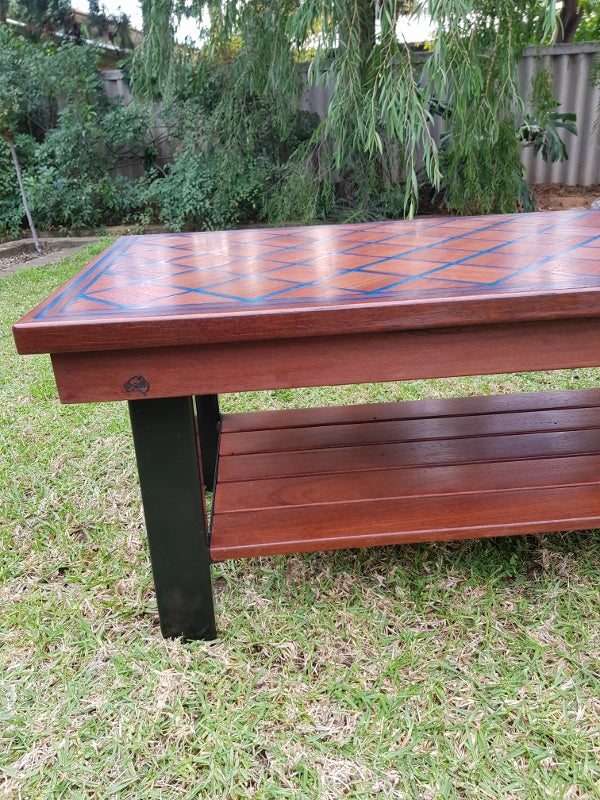 Jarrah and resin coffee table - ref 336 – Paul Segat Woodturning